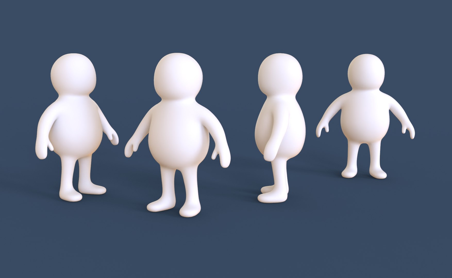 3D Model Stickman 05 Rigged Low Poly - TurboSquid 2319909
