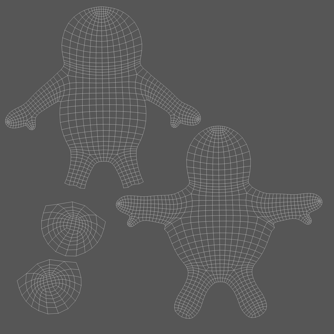 3D Model Stickman 05 Rigged Low Poly - TurboSquid 2319909