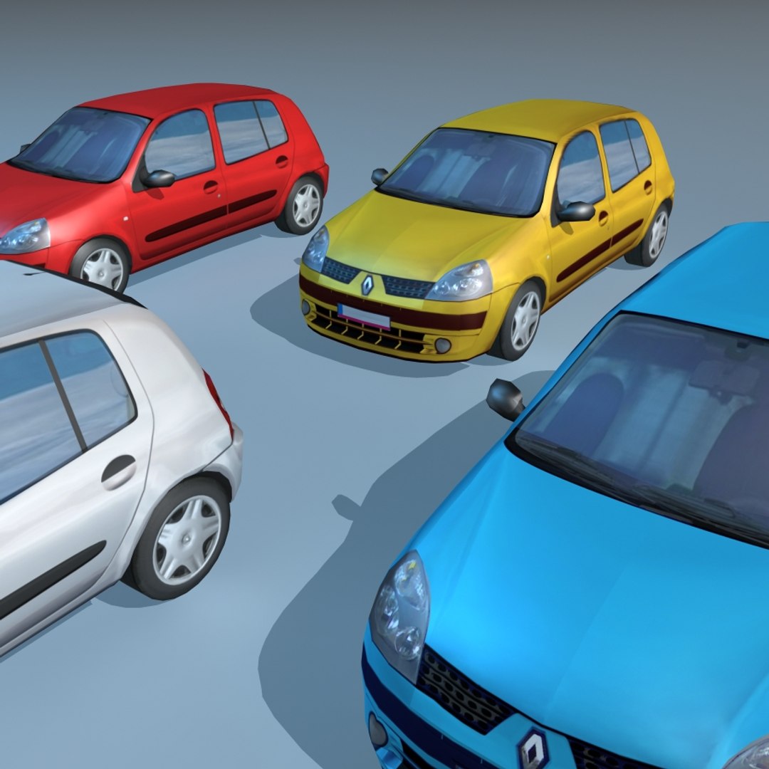 3ds car wheel 4 color