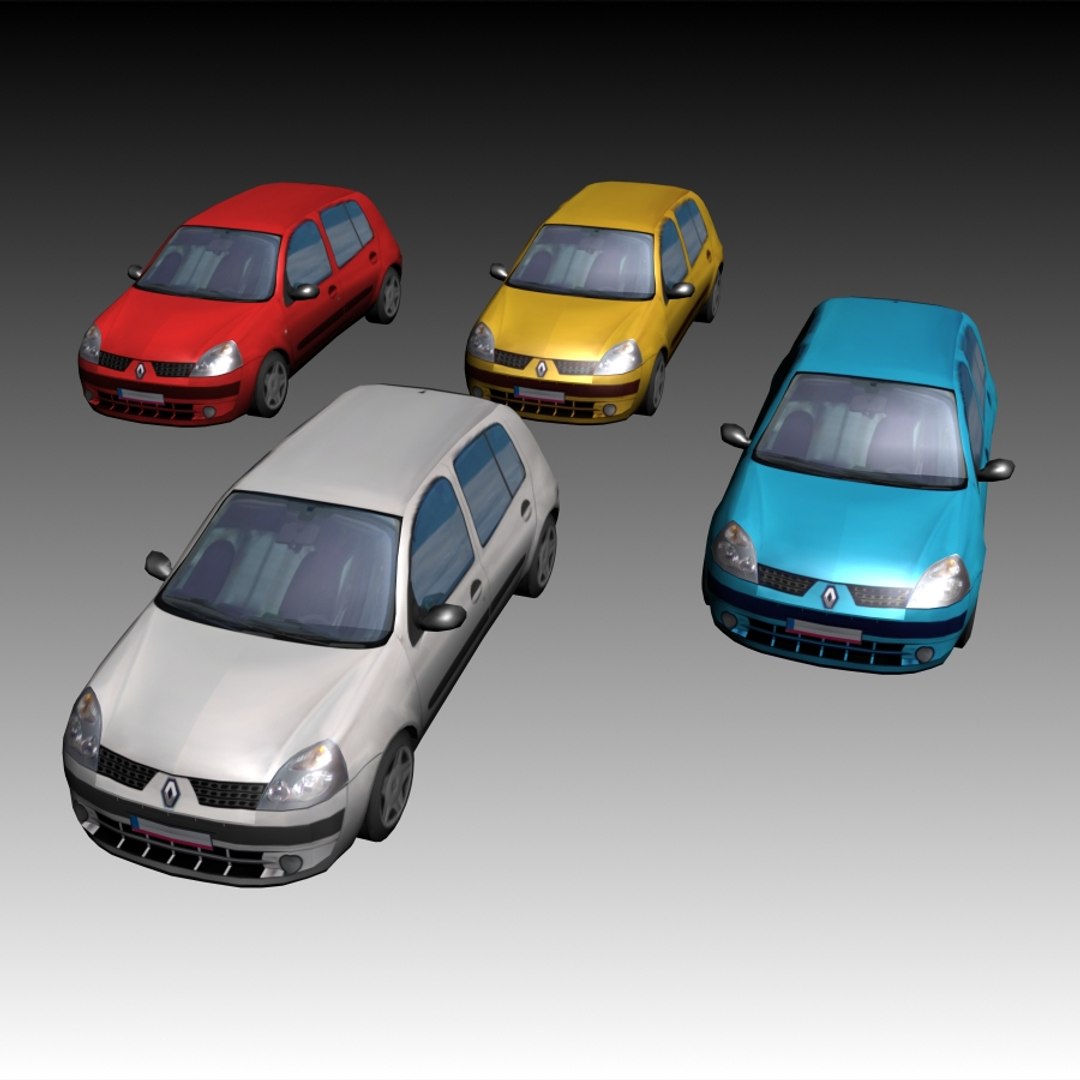 3ds car wheel 4 color