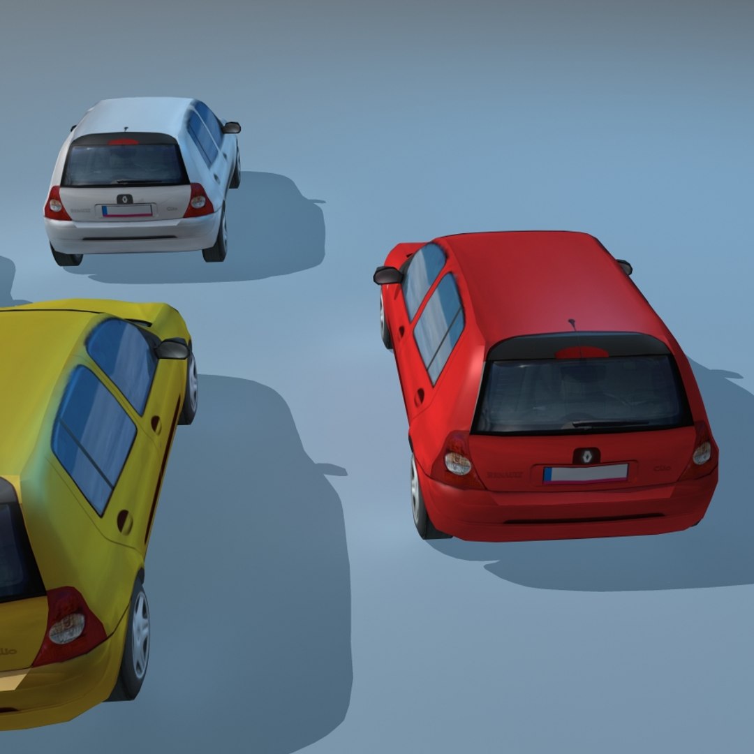 3ds car wheel 4 color