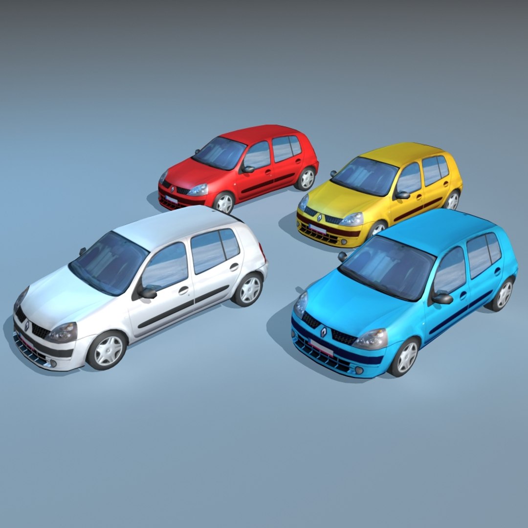 3ds car wheel 4 color