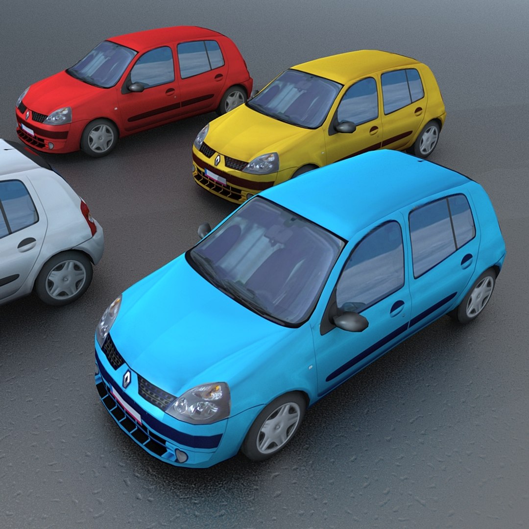 3ds car wheel 4 color