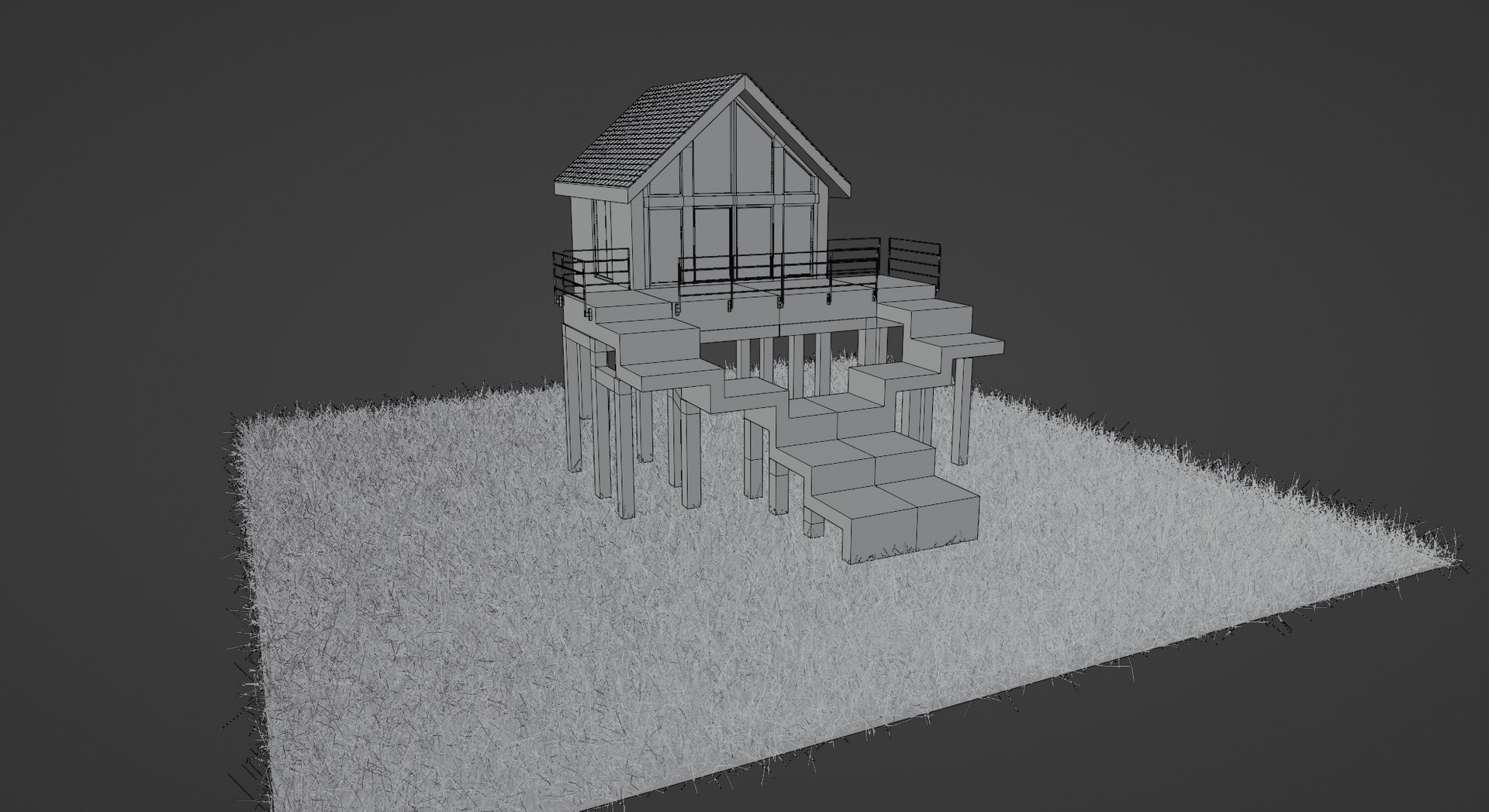 Wooden Cabin 3D Model - TurboSquid 2153585