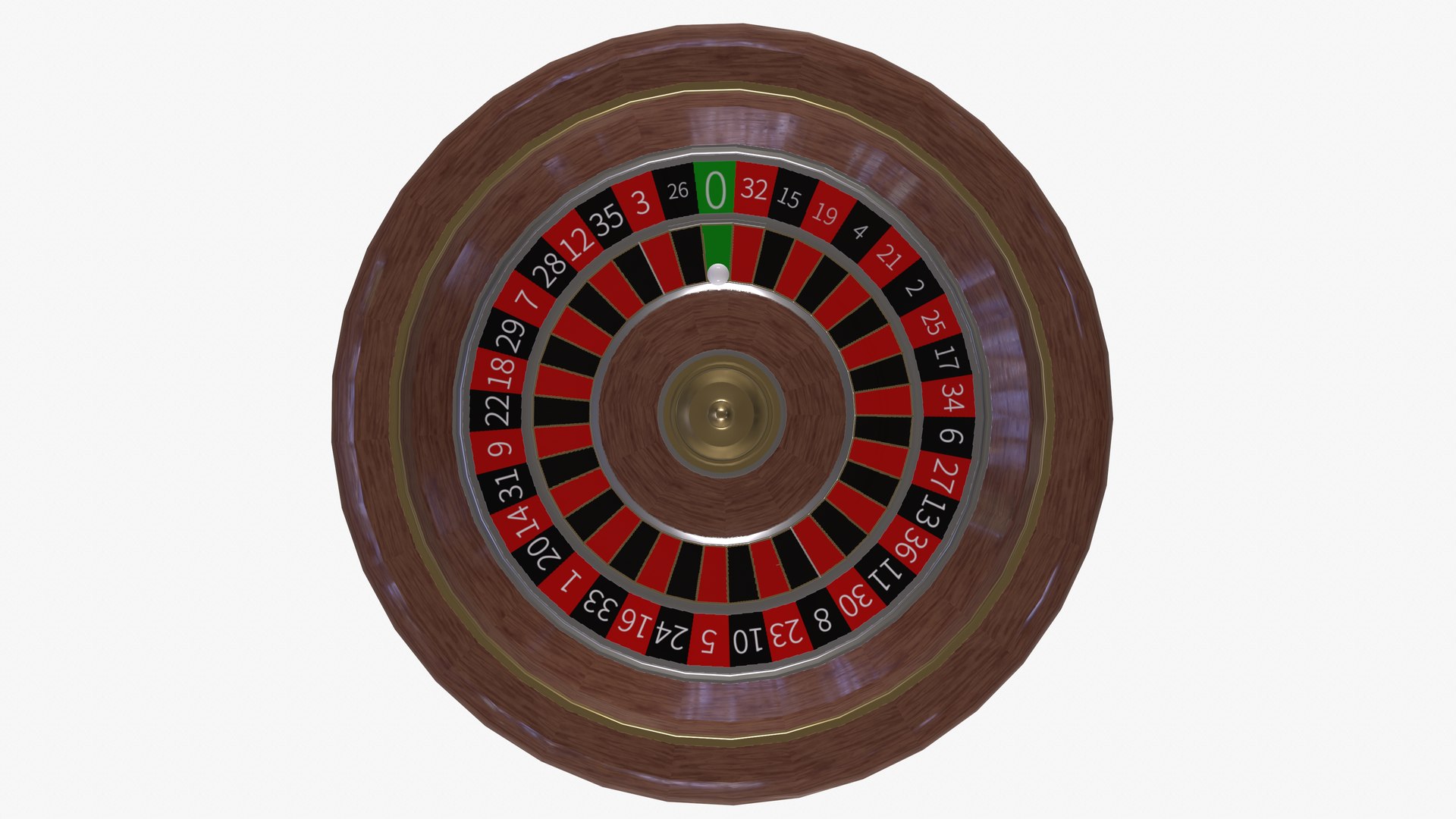 Roulette Wheel 3D Model - TurboSquid 1882279