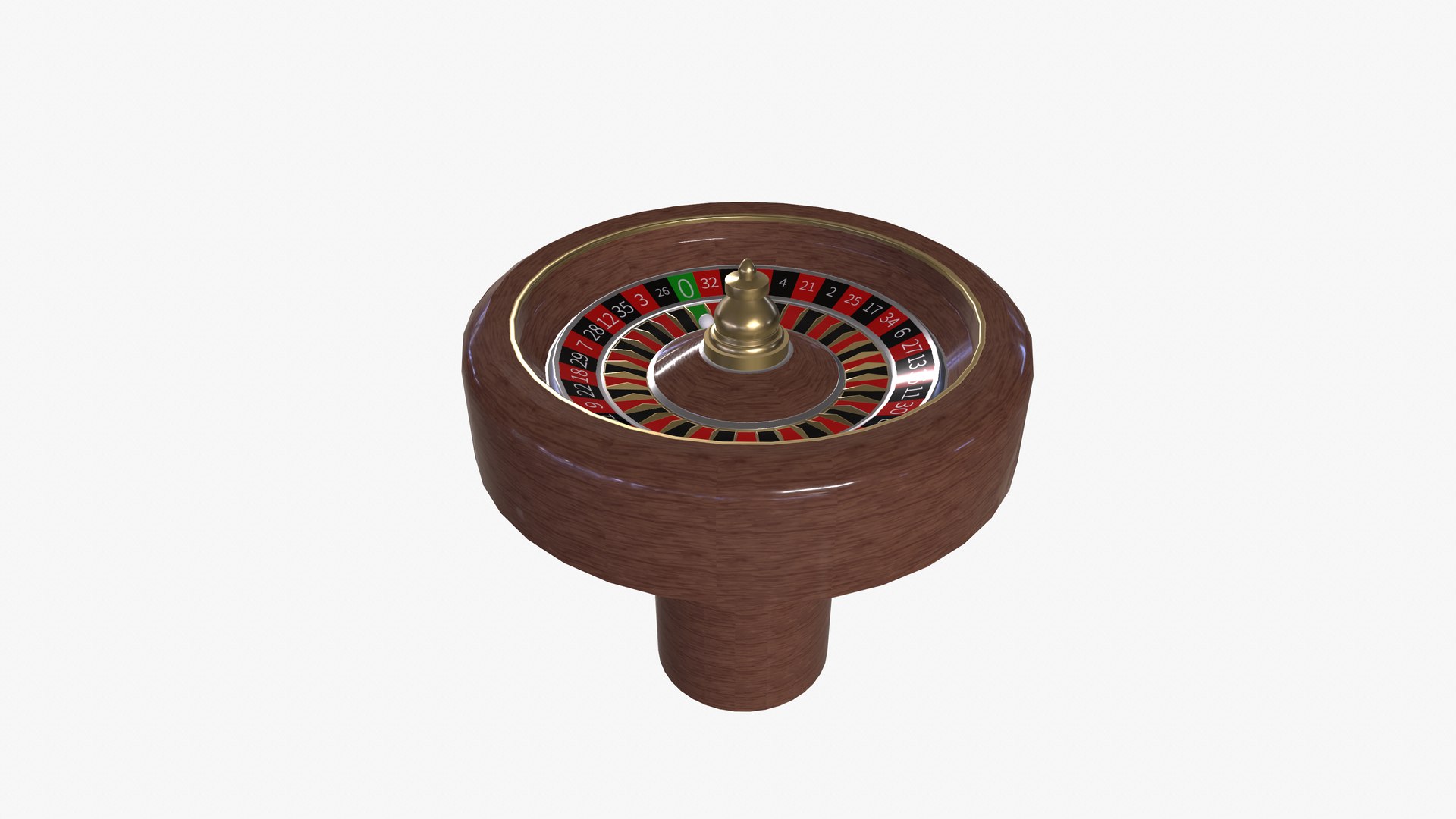 Roulette Wheel 3D Model - TurboSquid 1882279