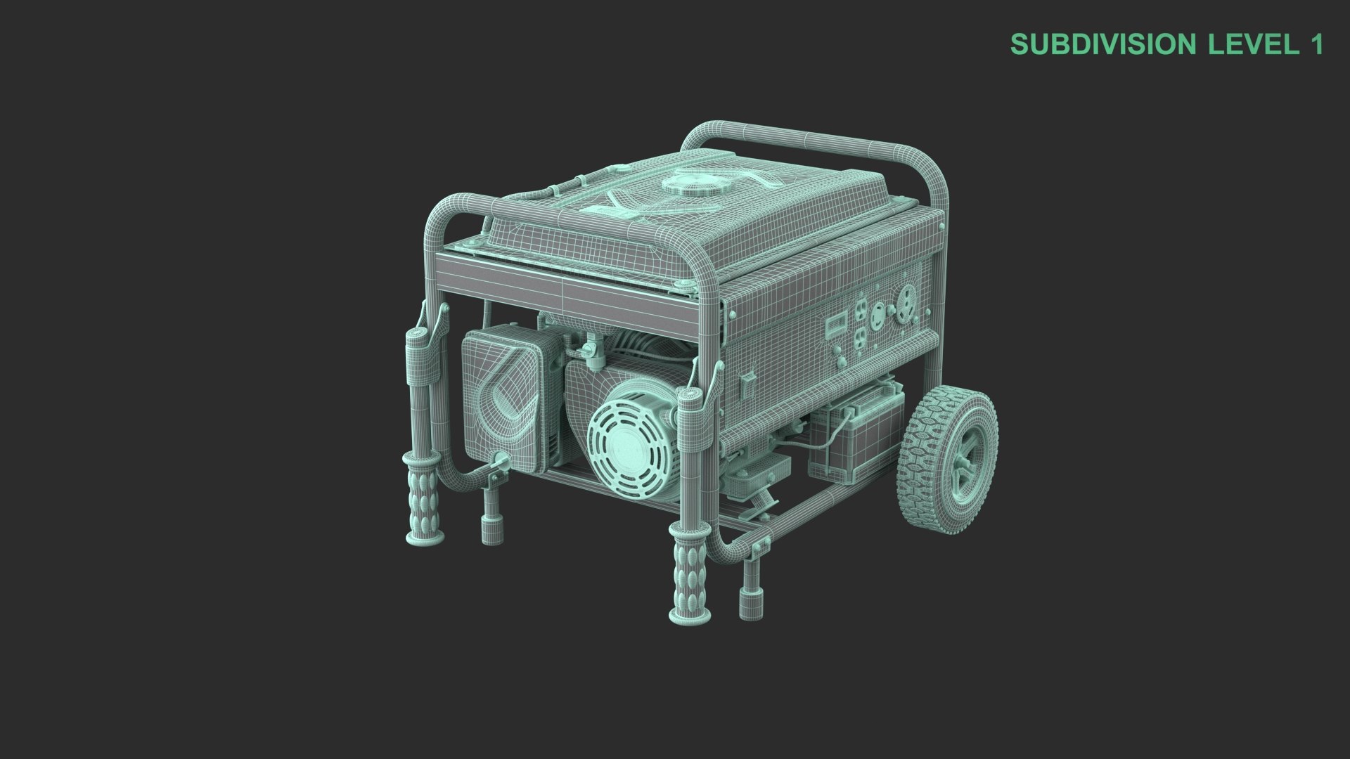 3D Portable Generator - TurboSquid 2340596