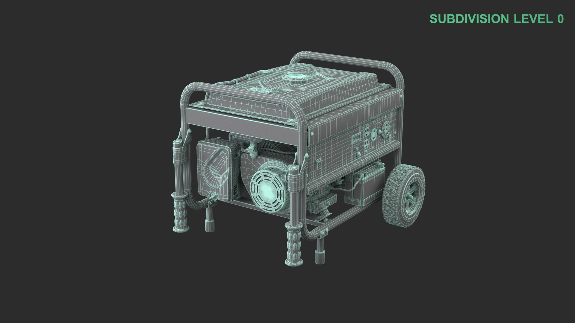 3D Portable Generator - TurboSquid 2340596