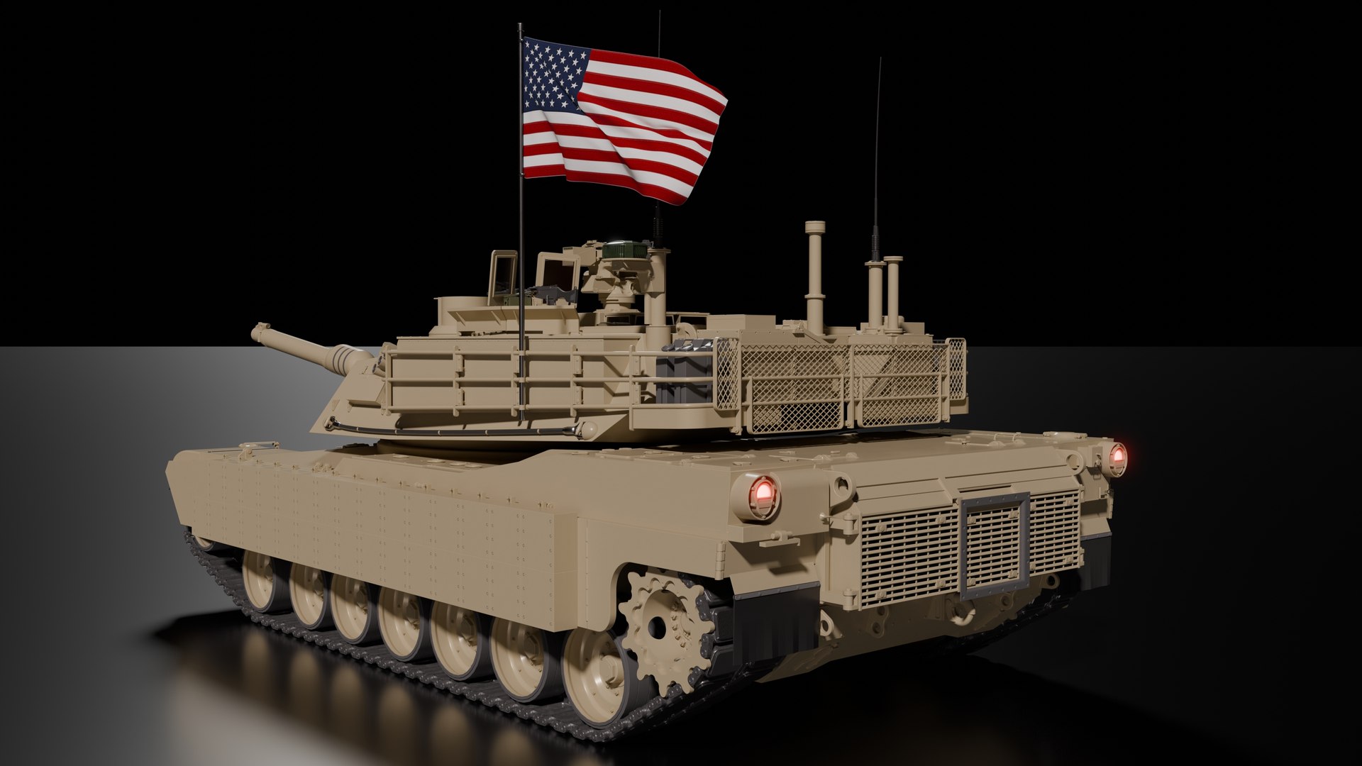 3D M1A2 Abrams SEPV3 Model - TurboSquid 2347274