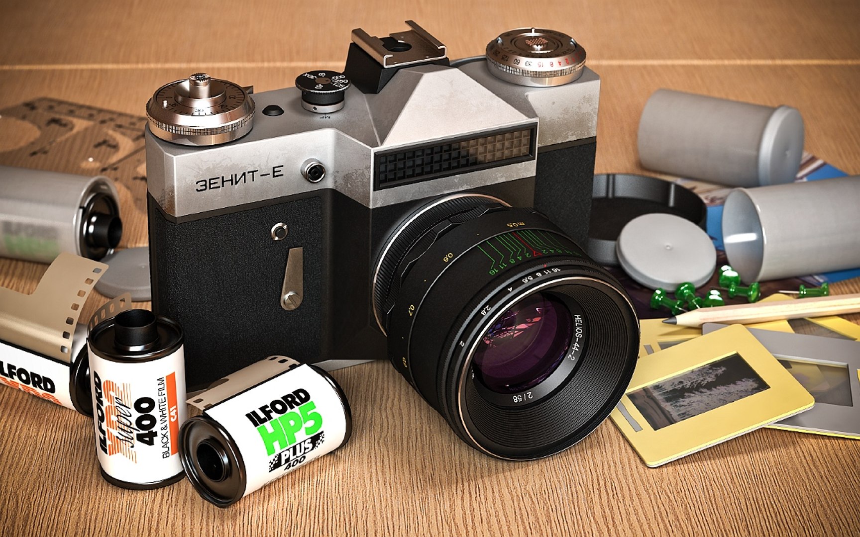 helios zenit camera 3d 3ds