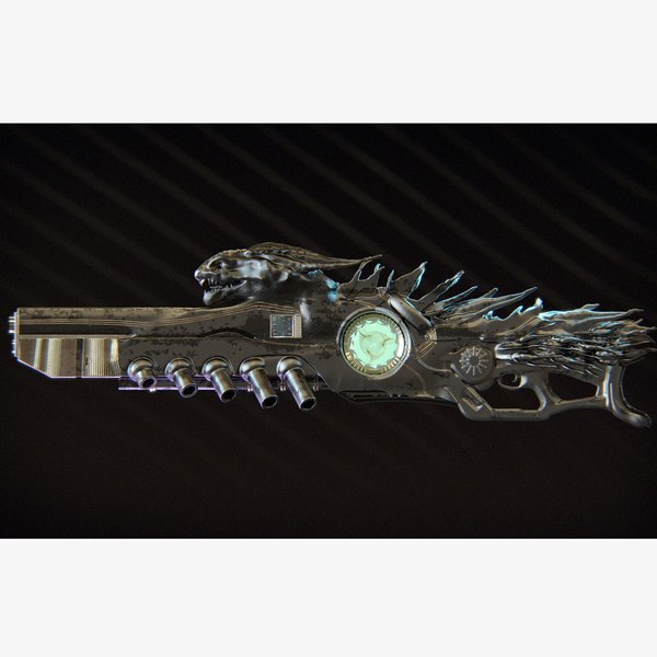 modelo 3d Arma Blaster Alienígena - TurboSquid 2321108