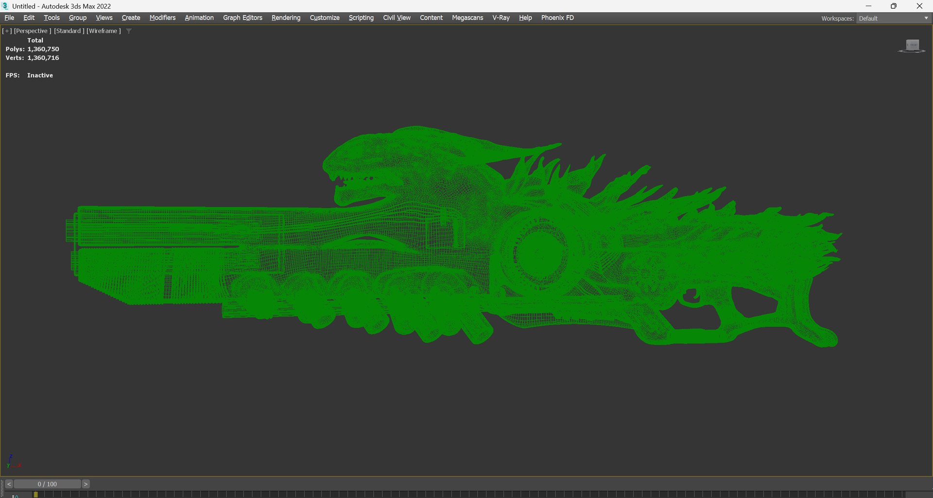 3D Alien Blaster Weapon Model - TurboSquid 2321108