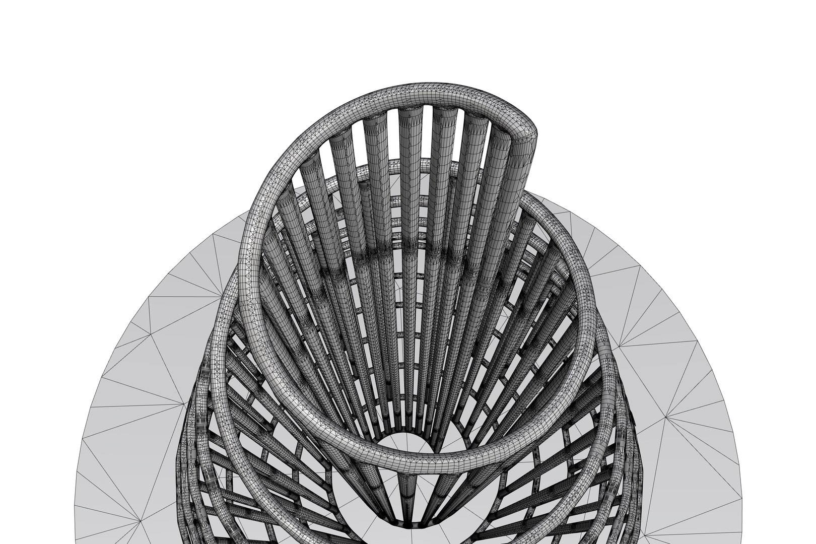 Spiral Skeleton Steel Monument 3D Model - TurboSquid 2049179