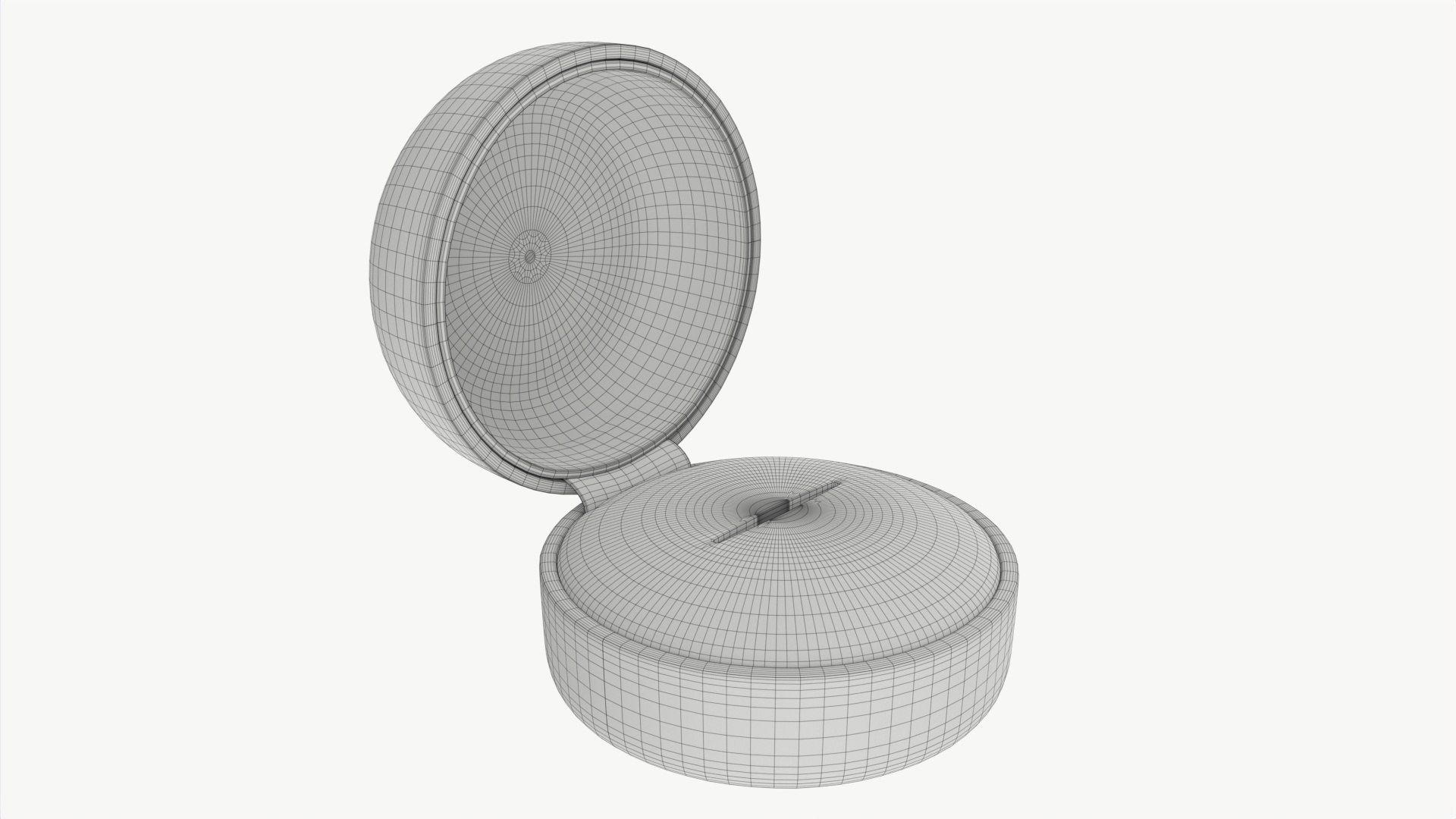 3D Jewelry box round open - TurboSquid 1952070