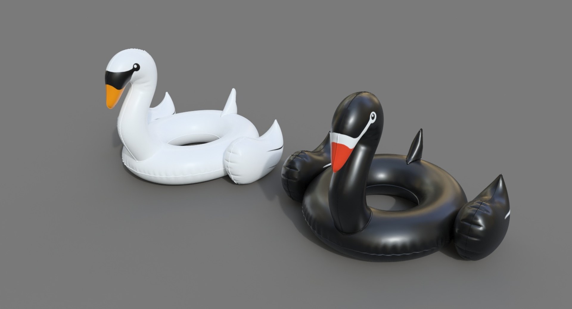 3D Model Realistic Pool Toy Swan - TurboSquid 1430403