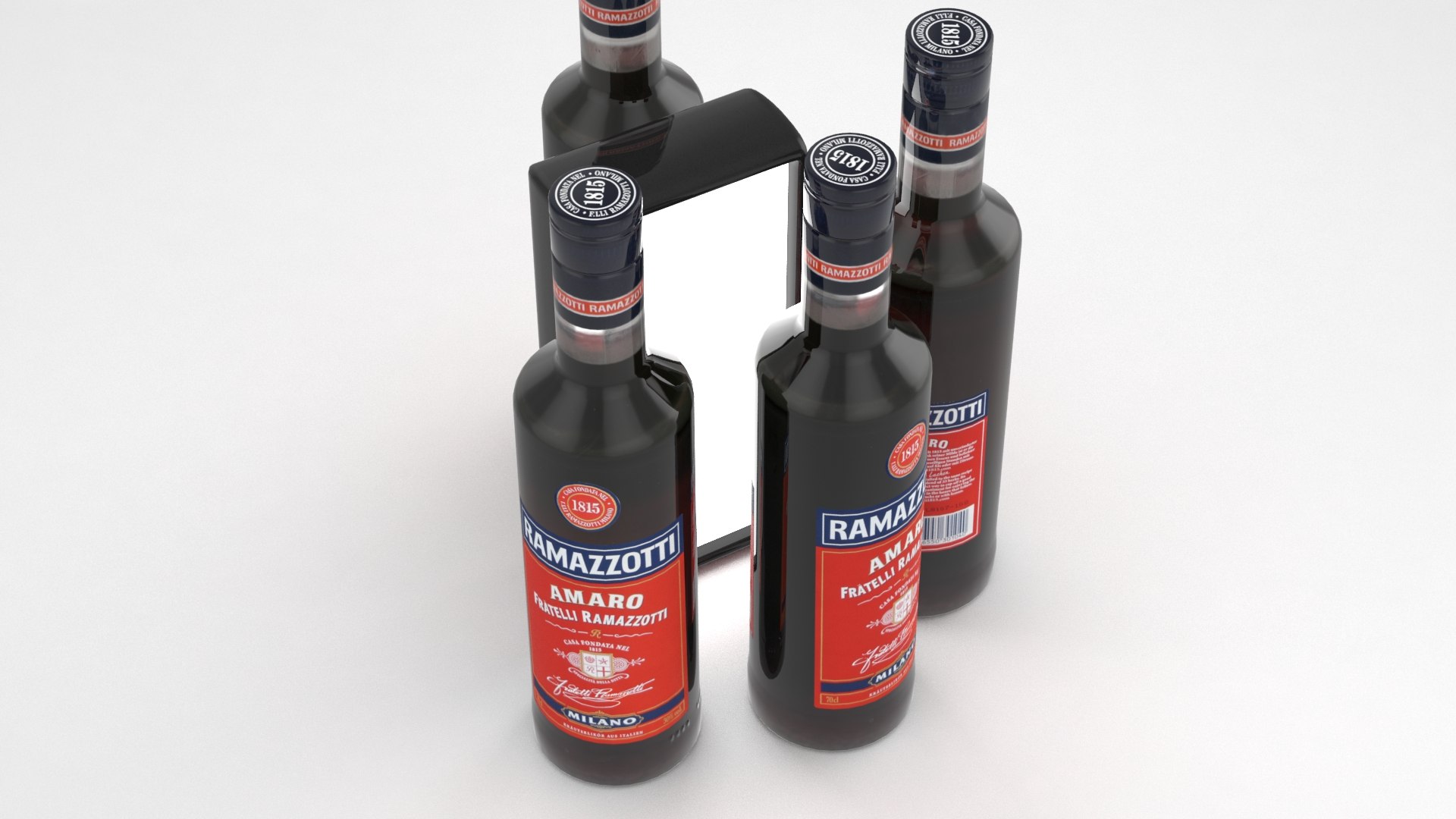 3D amaro alcohol bottle - TurboSquid 1365450