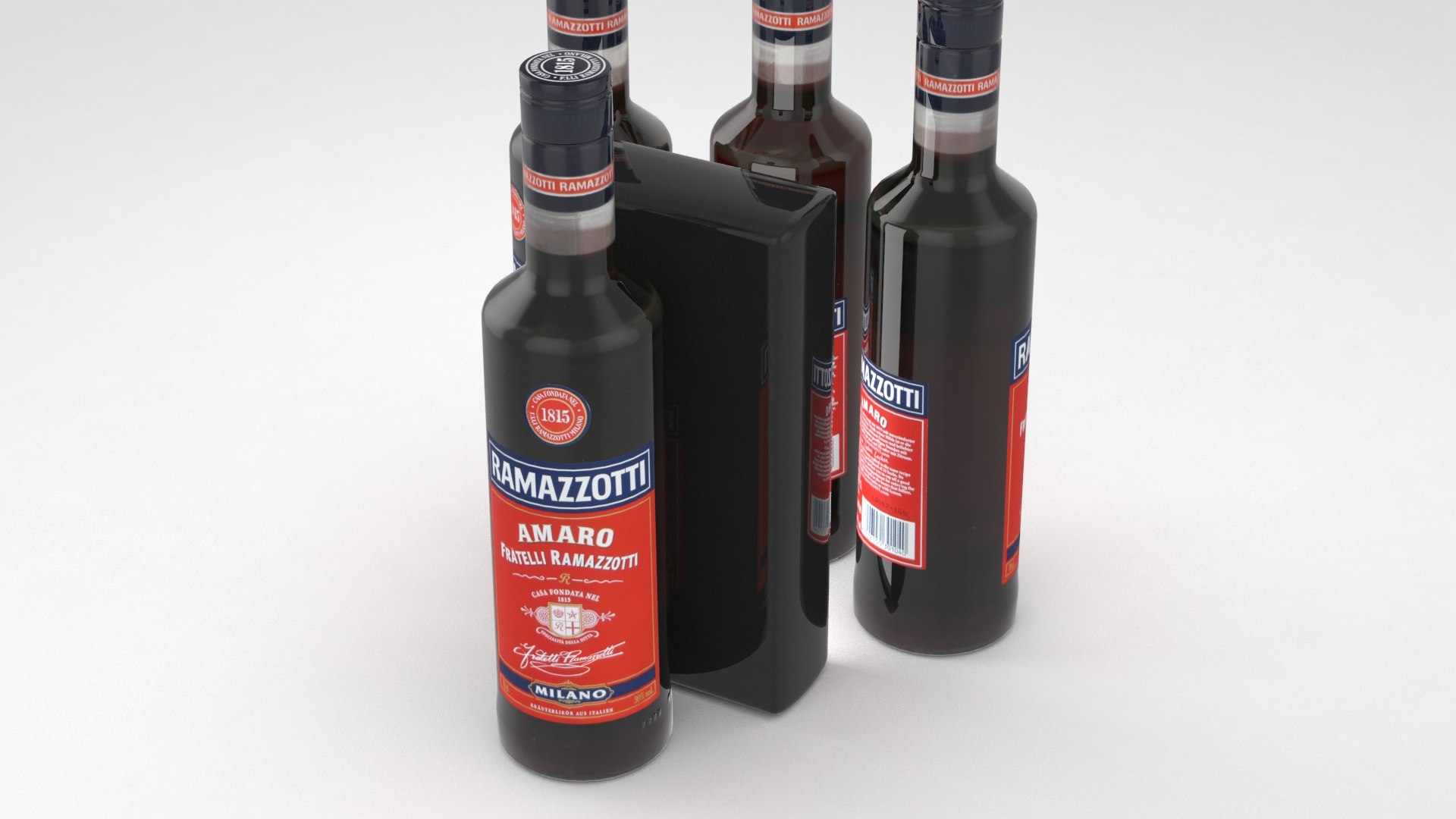 3D amaro alcohol bottle - TurboSquid 1365450