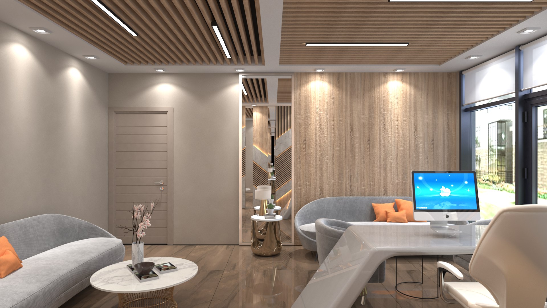 Office Room Luxury Modern 3D Model - TurboSquid 1980183