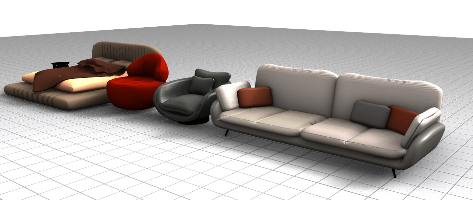 3D Furniture Collection Model - TurboSquid 2253785