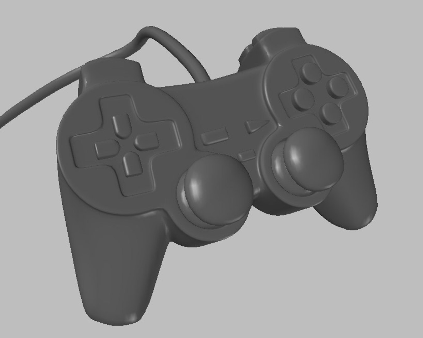 3d Obj Playstation Controller