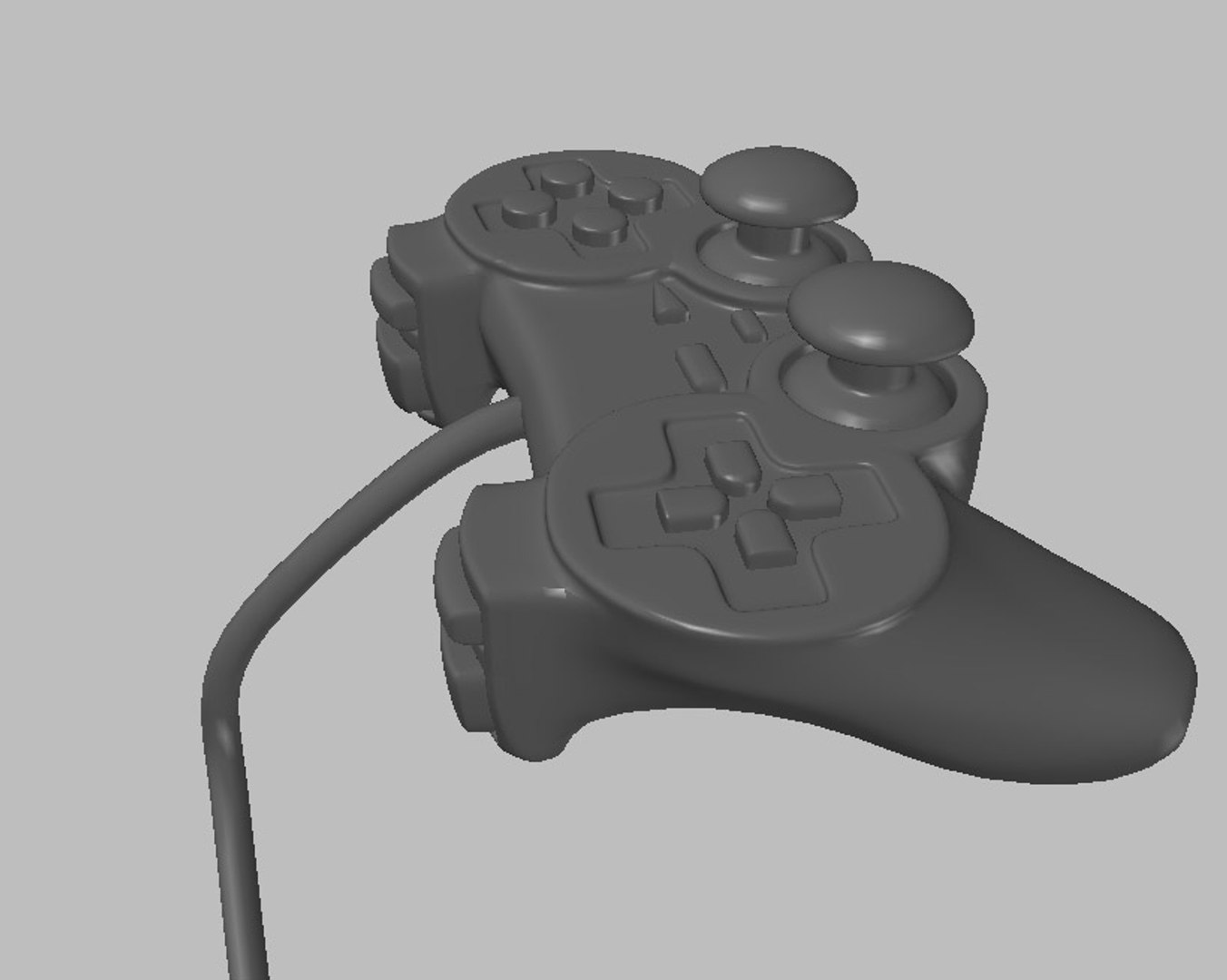 3d Obj Playstation Controller