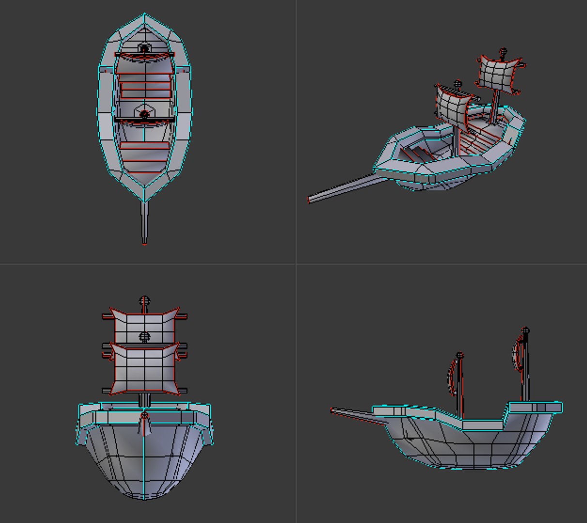 3D Pirate Ship Cartoon Model - TurboSquid 1262069