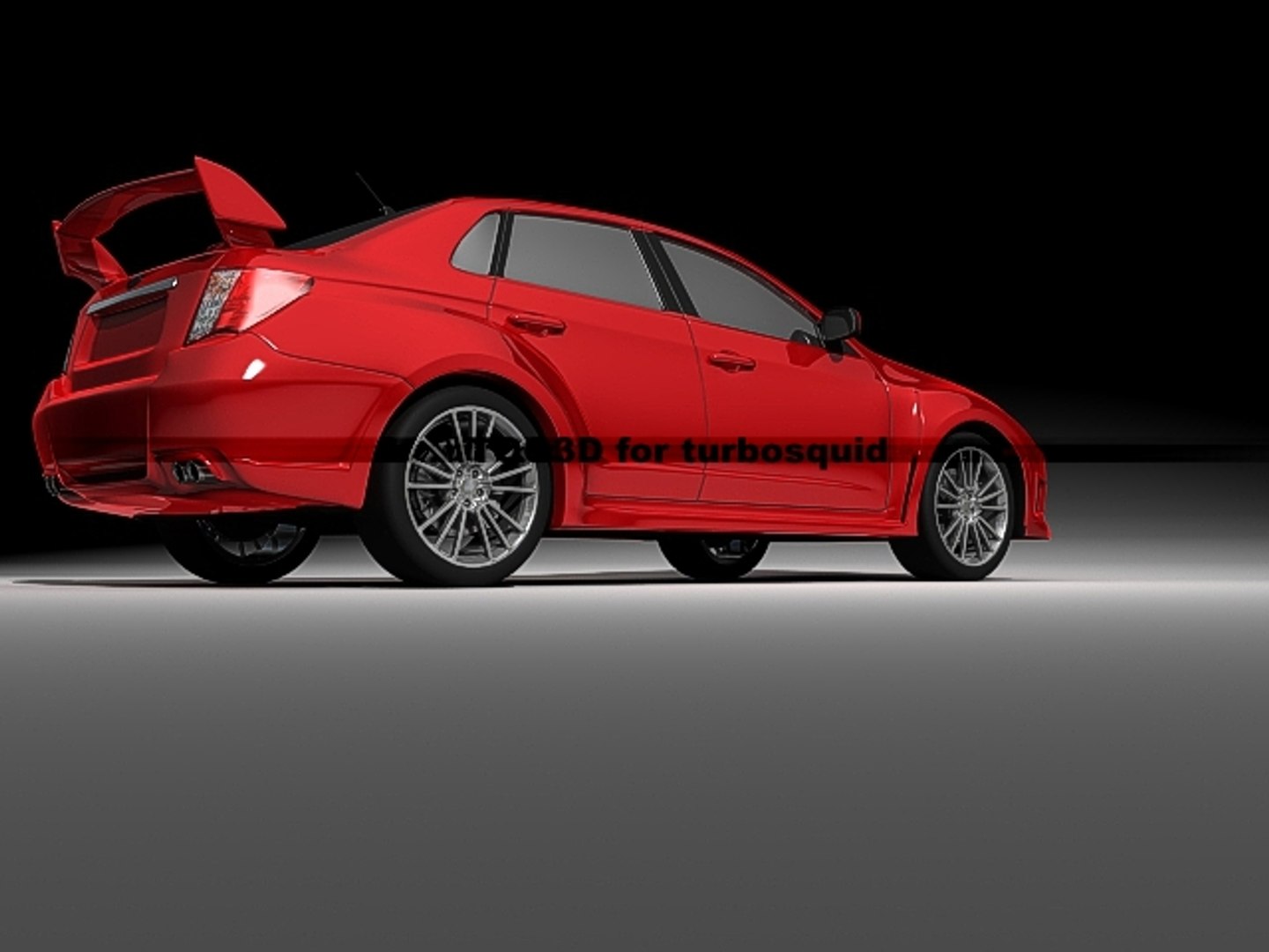 3d Lwo Subaru Wrx Sedan