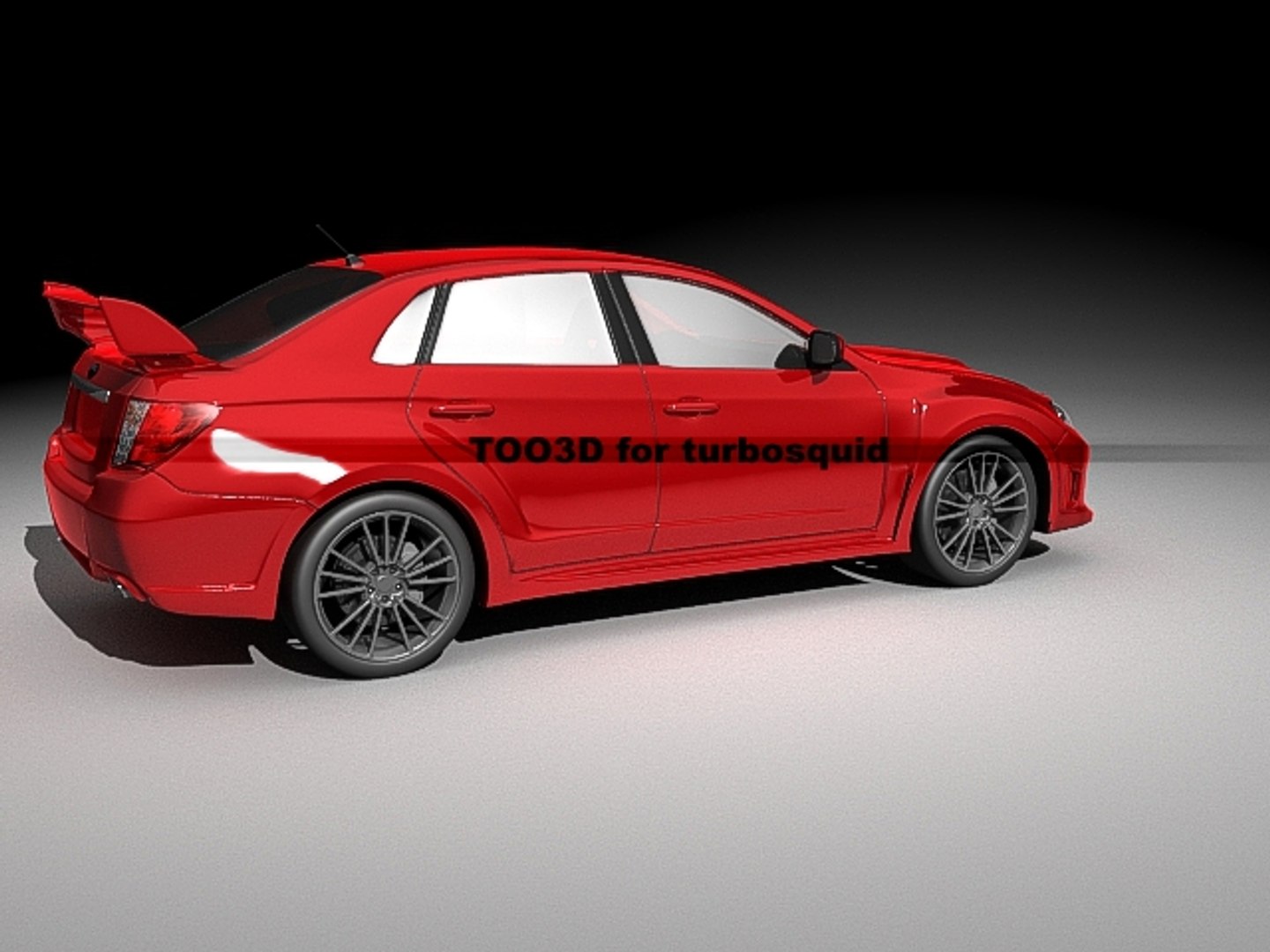 3d Lwo Subaru Wrx Sedan