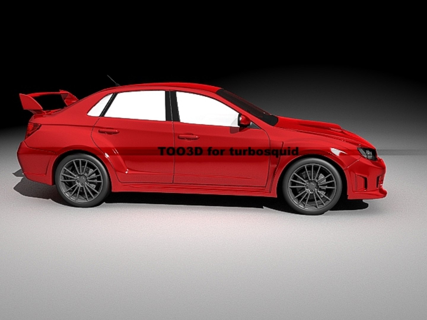 3d Lwo Subaru Wrx Sedan