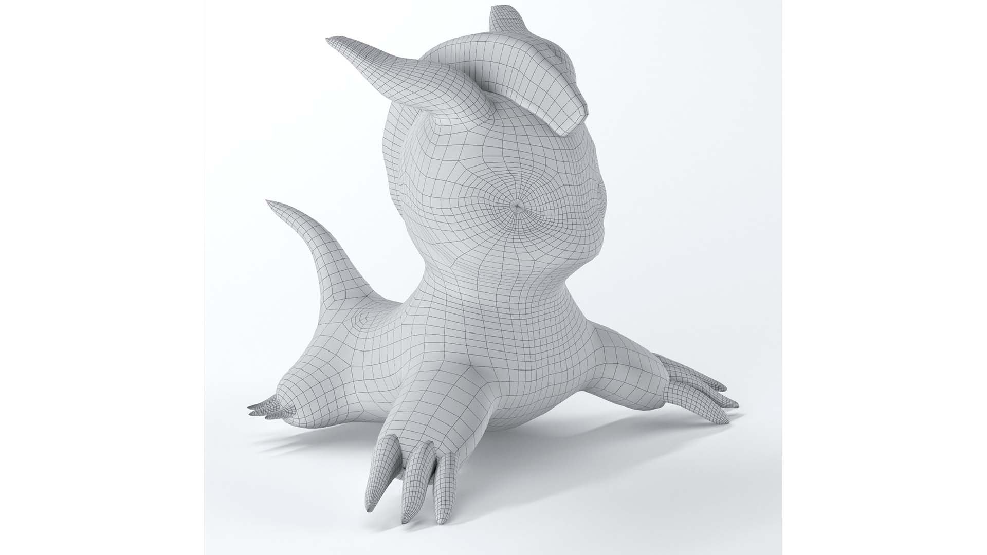 3D Soft Toy Gomamon - TurboSquid 2049287