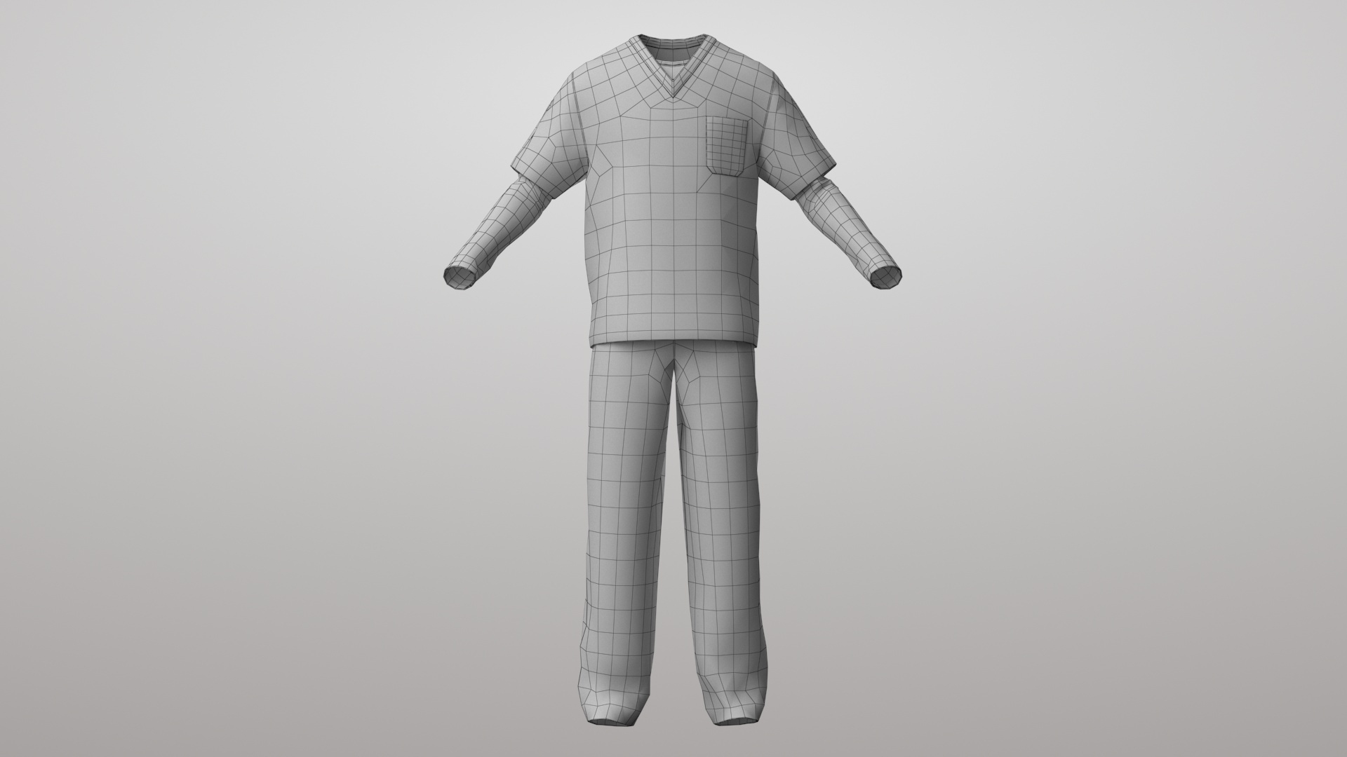 3D Prisoner Uniform Male PBR - TurboSquid 2143119