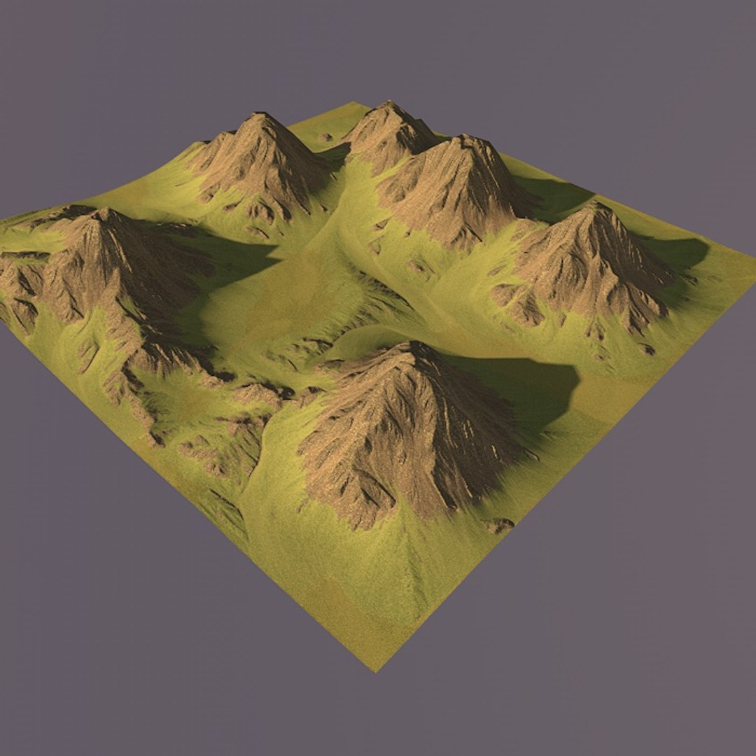 3dsmax Mountain Games Maps