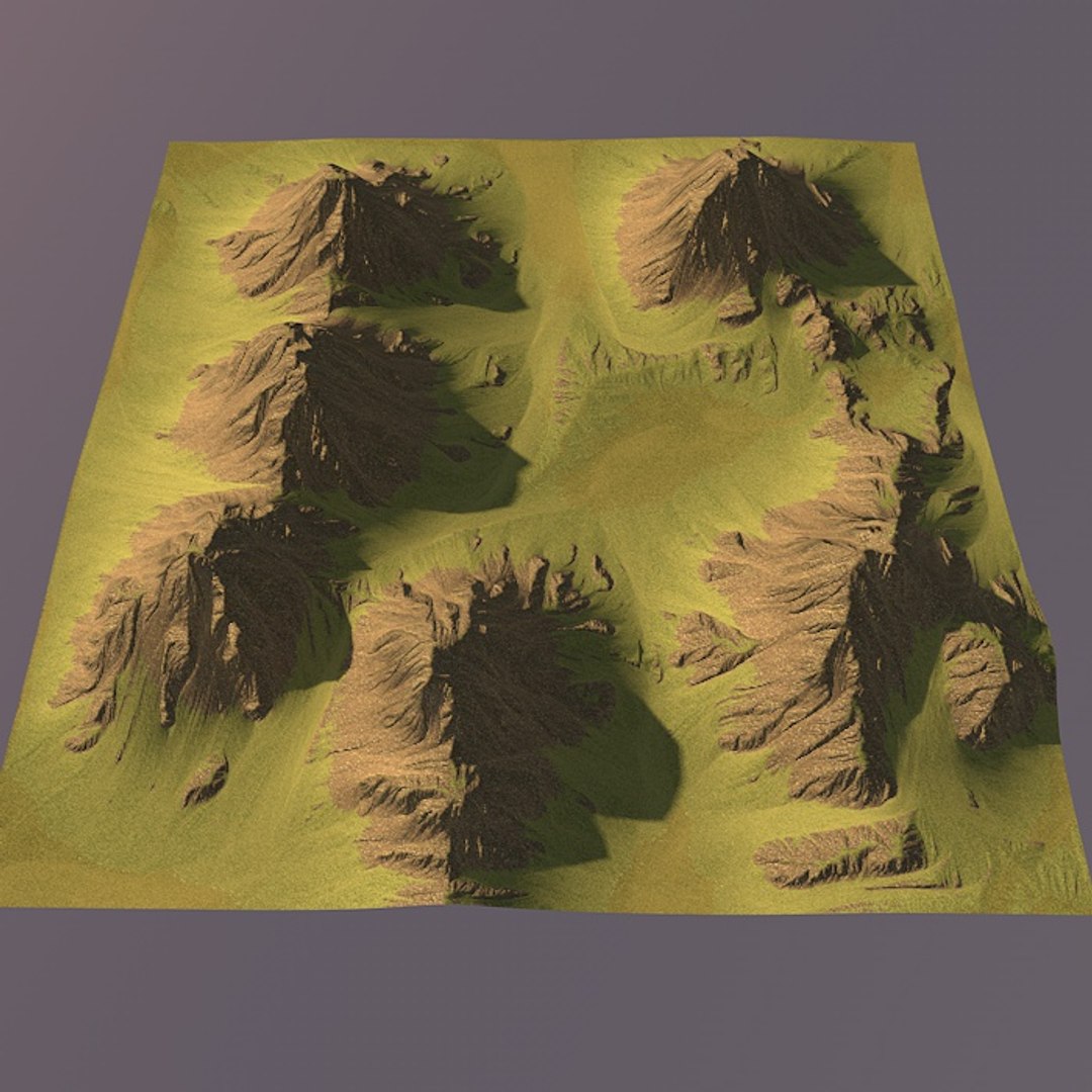 3dsmax Mountain Games Maps
