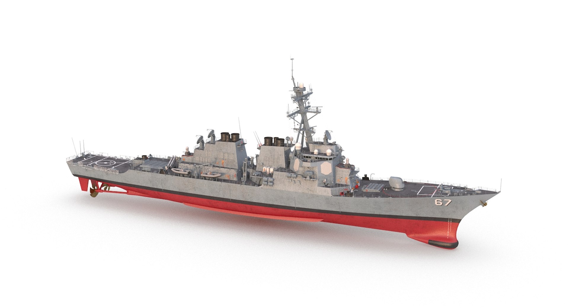 Uss Cole Ddg 3D Model - TurboSquid 1395598