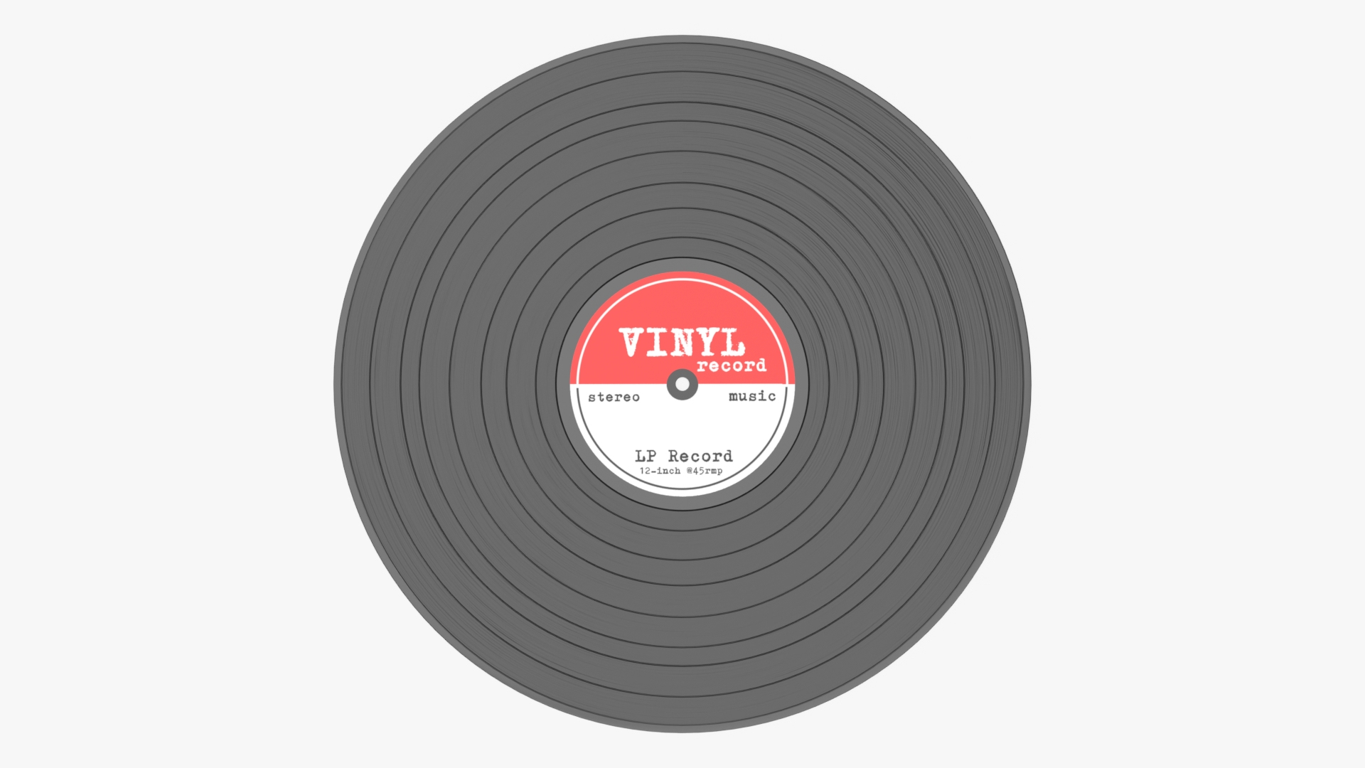 Vinyl record 3D model - TurboSquid 1677556