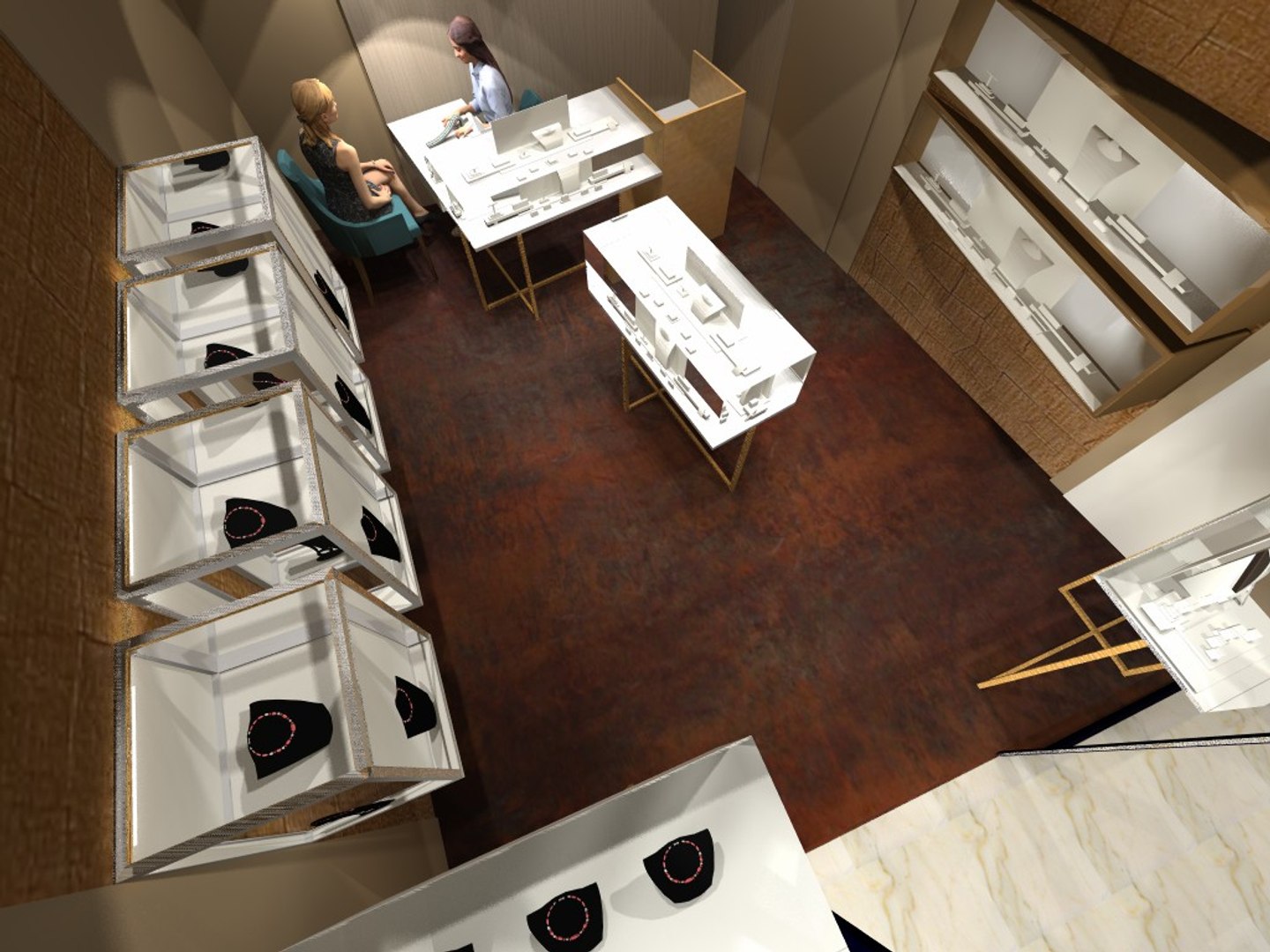 3d Model Jewellery Shop