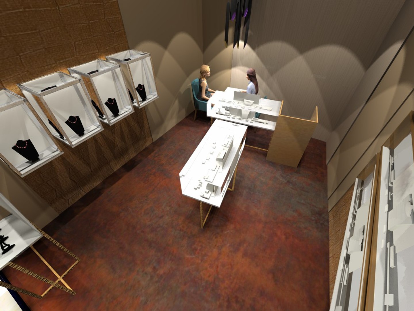 3d Model Jewellery Shop