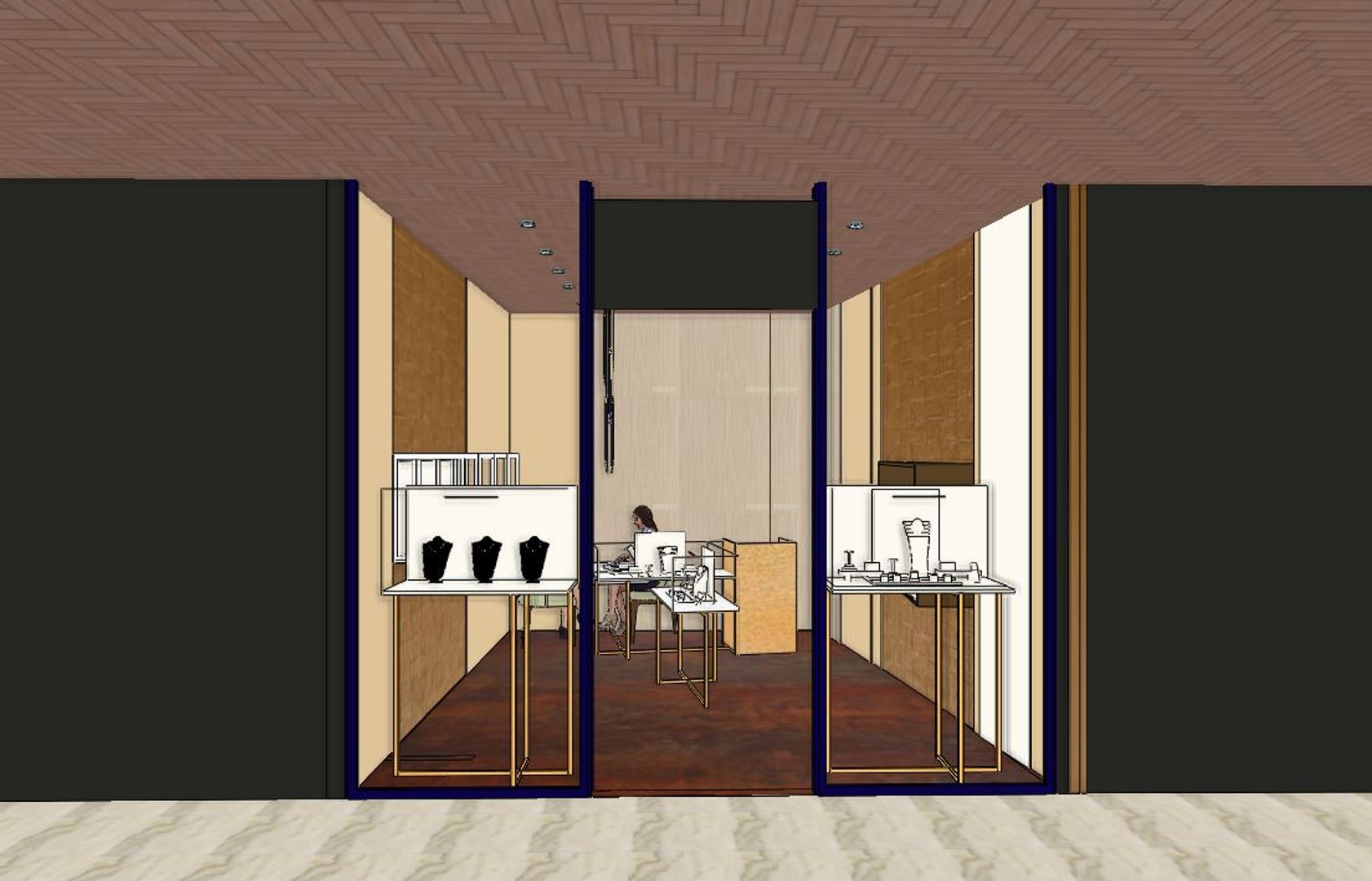 3d Model Jewellery Shop