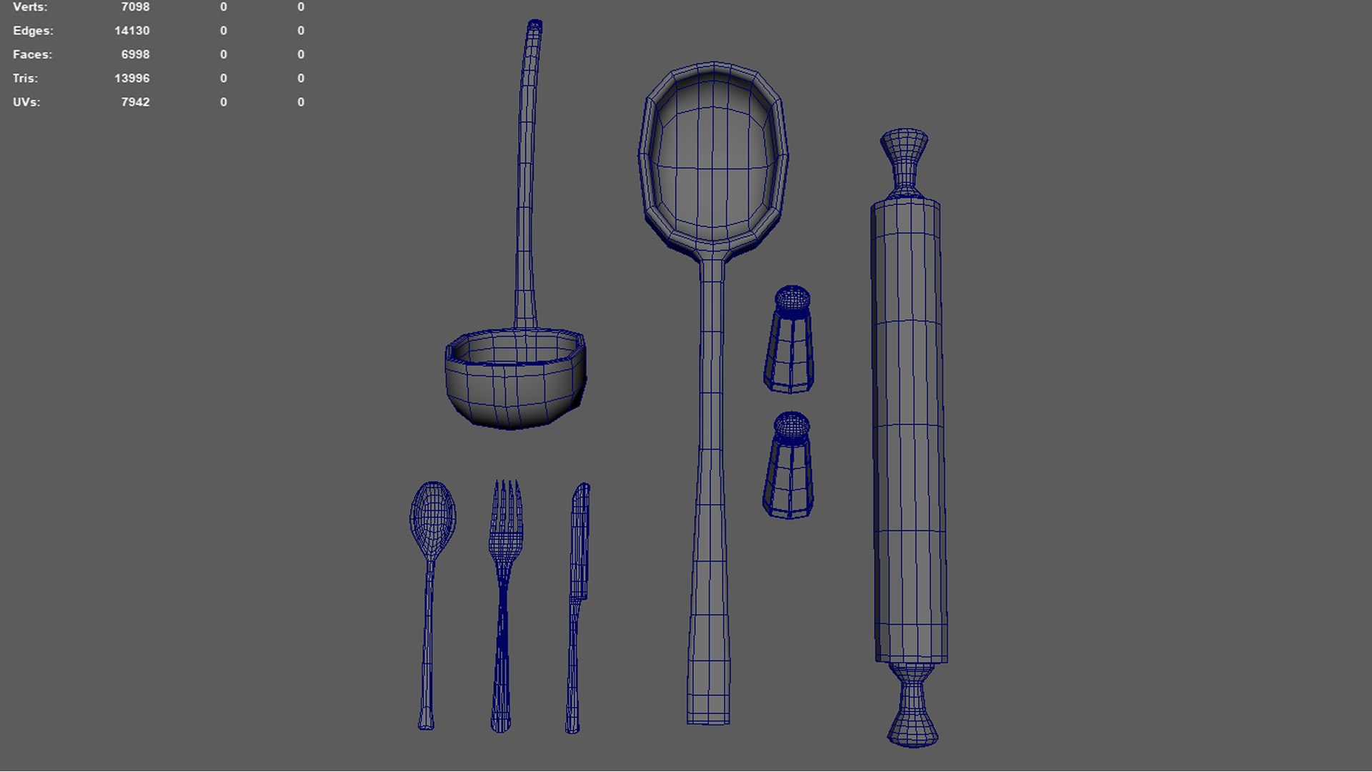 Essential Kitchen Utensils BUNDLE 3D - TurboSquid 2350479