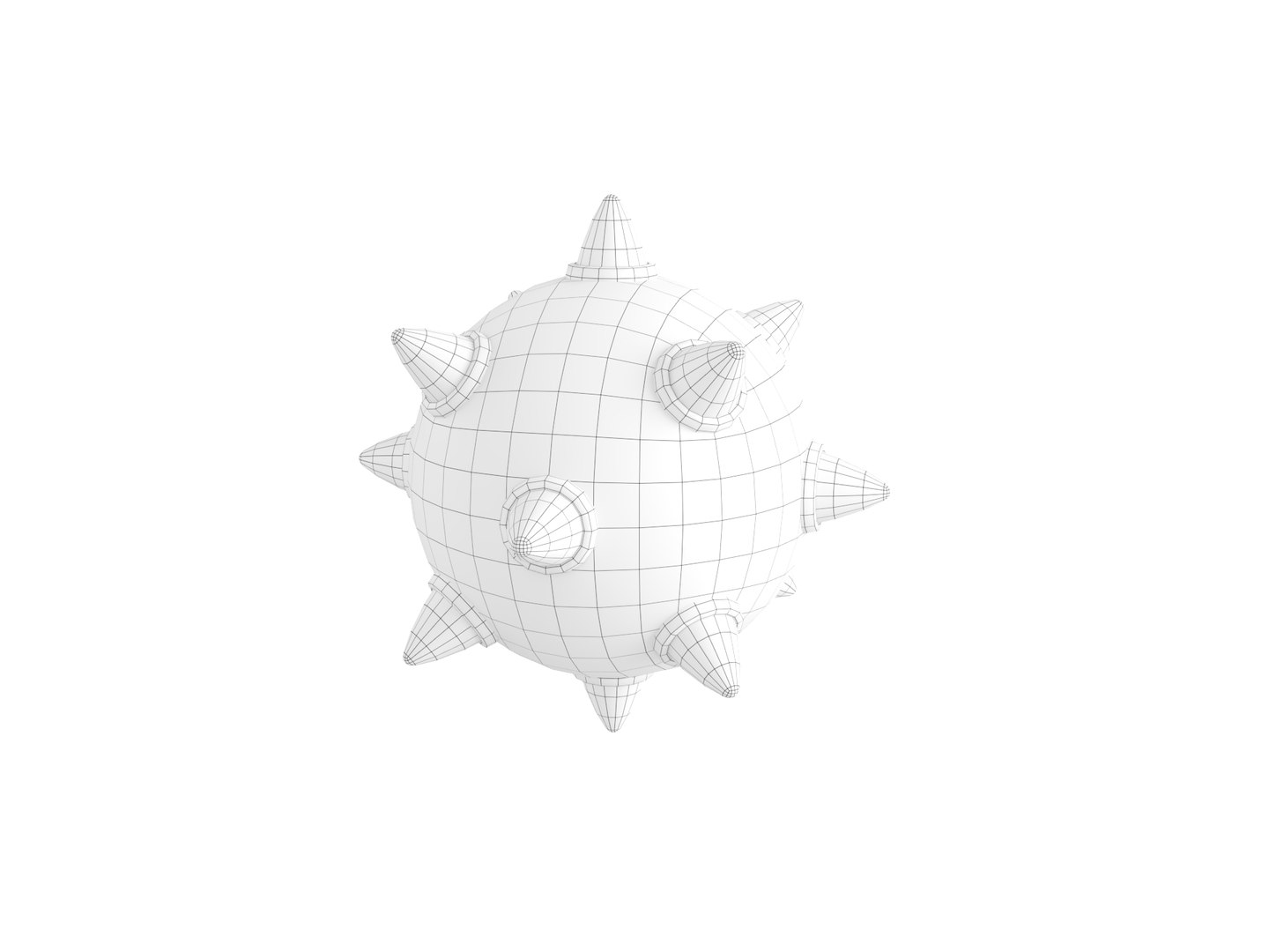 3D Prop194 Spike Ball - TurboSquid 2157549