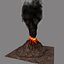 3d Volcanoes Mountains Model