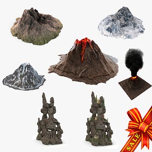 Collection 3D Volcano Models For Download | TurboSquid