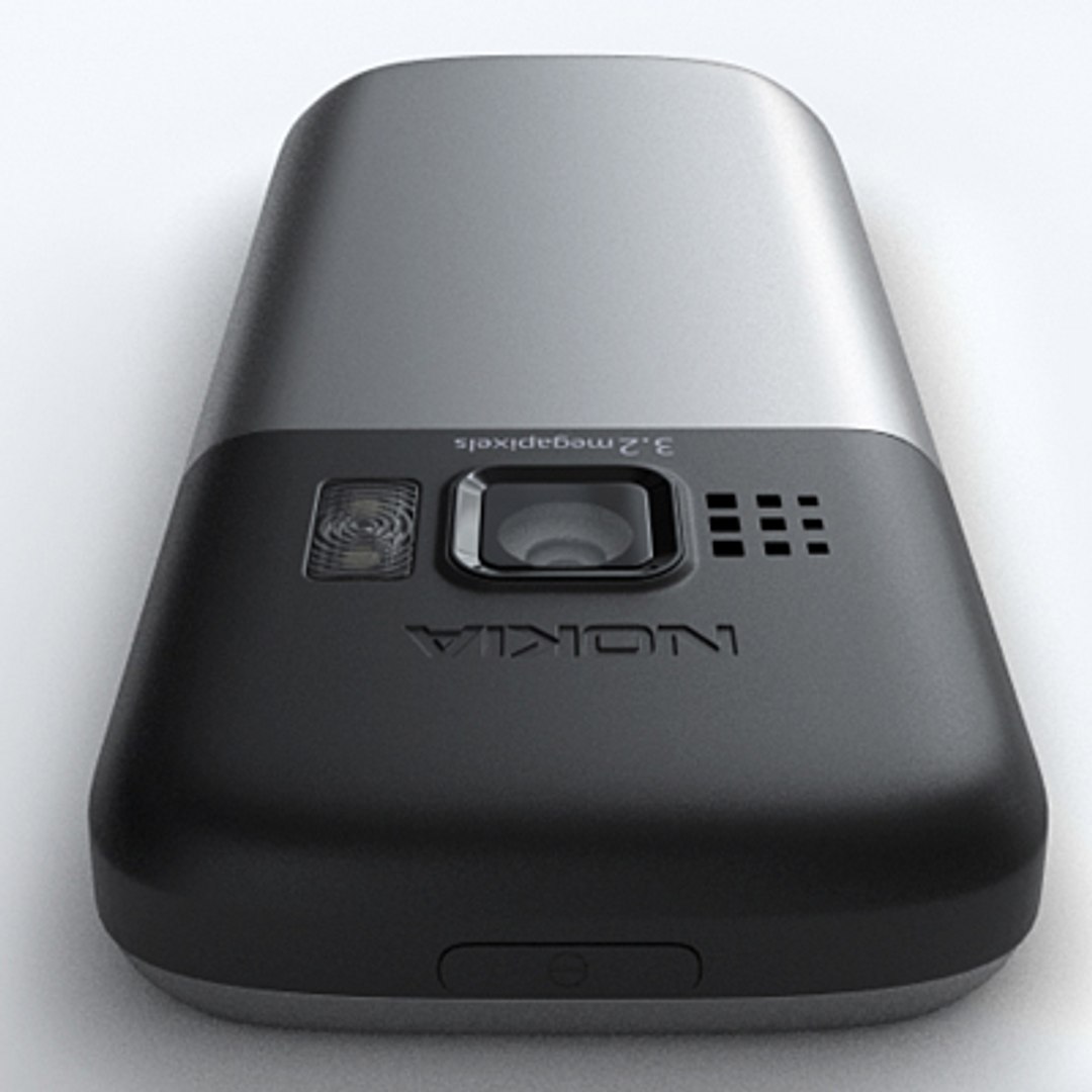 Nokia 6303 Classic 3d Model