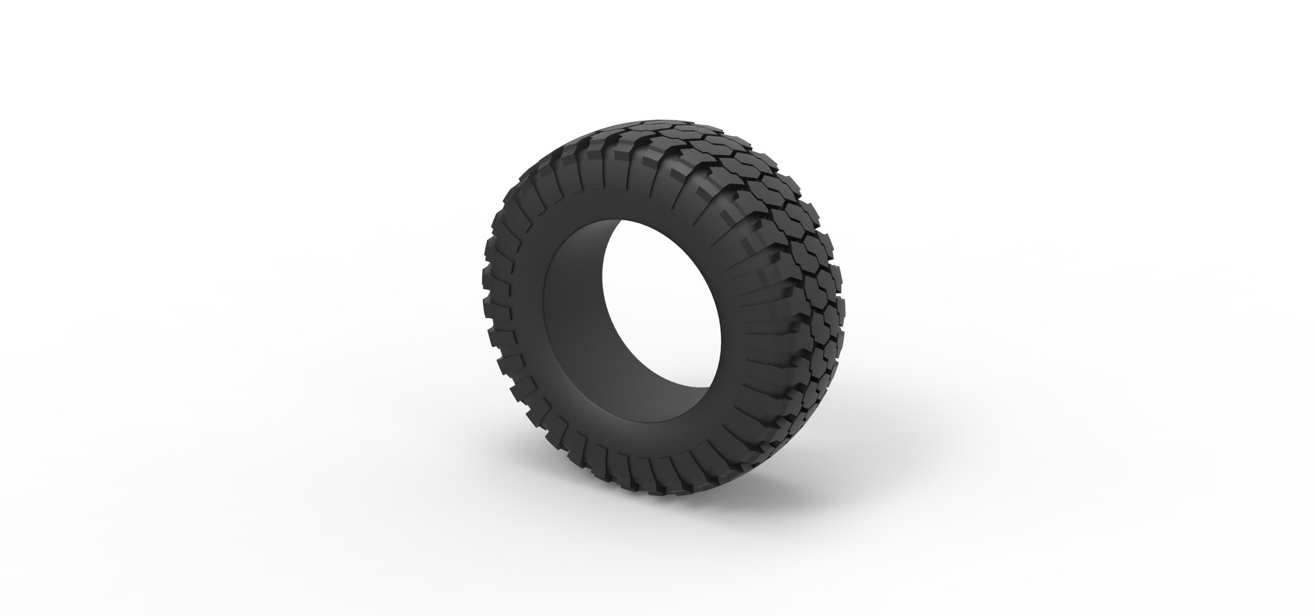3D Diecast Offroad Tire 77 Scale 1 To 25 - TurboSquid 2086367
