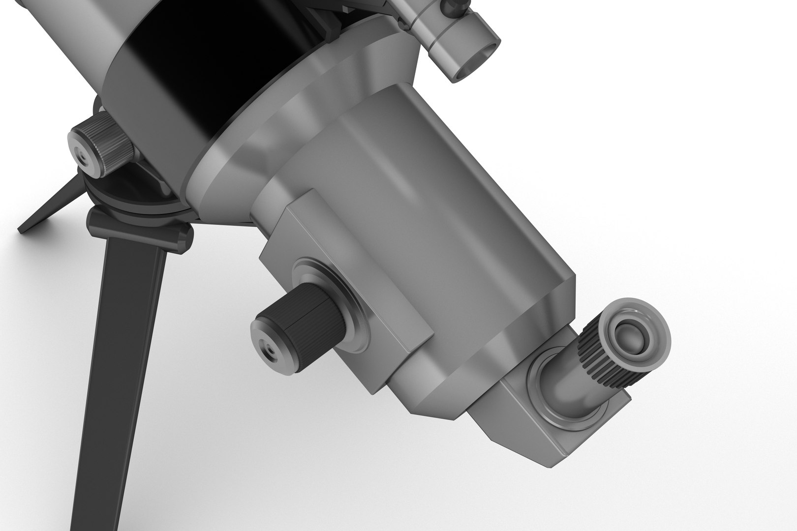 3d Model Of Telescopes : Refractor Reflector