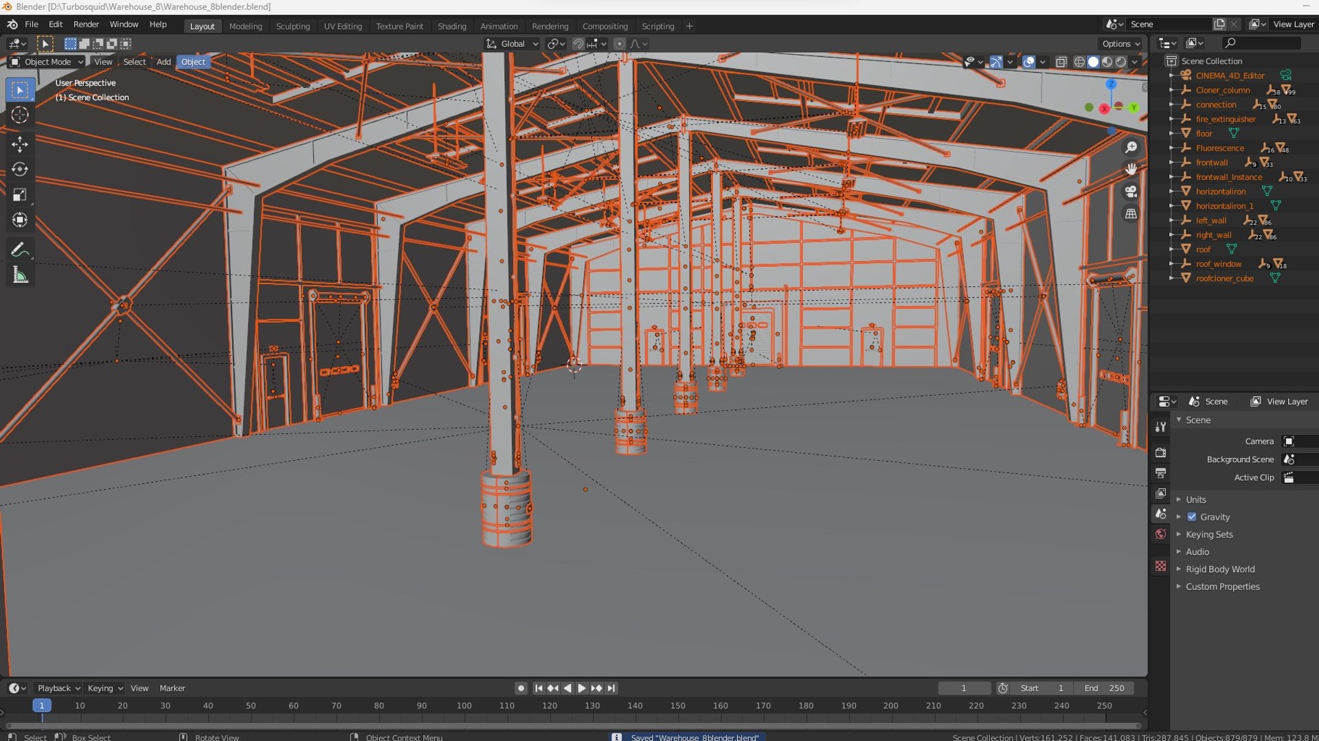 Warehouse 8 Interior And Exterior 3D Model - TurboSquid 2072126