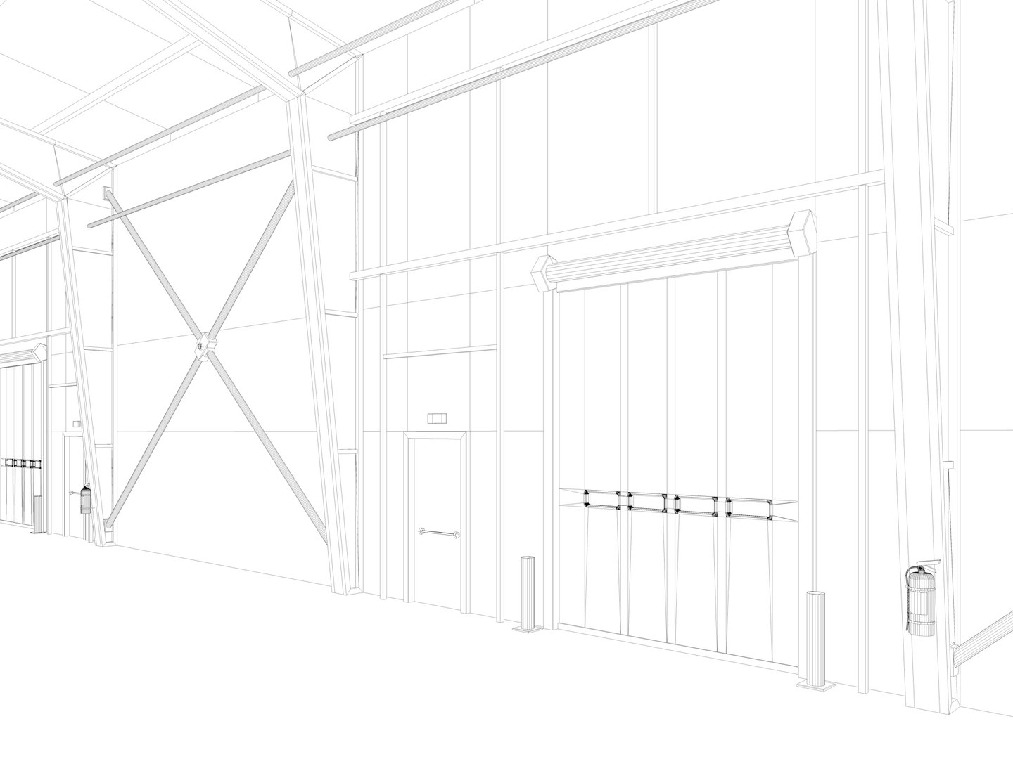 Warehouse 8 Interior And Exterior 3D Model - TurboSquid 2072126