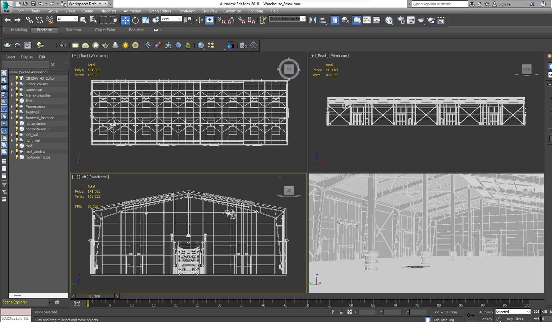 Warehouse 8 Interior And Exterior 3D Model - TurboSquid 2072126