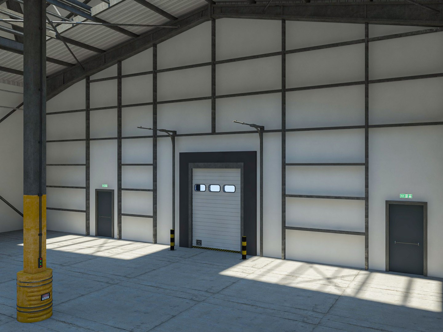 Warehouse 8 Interior And Exterior 3D Model - TurboSquid 2072126