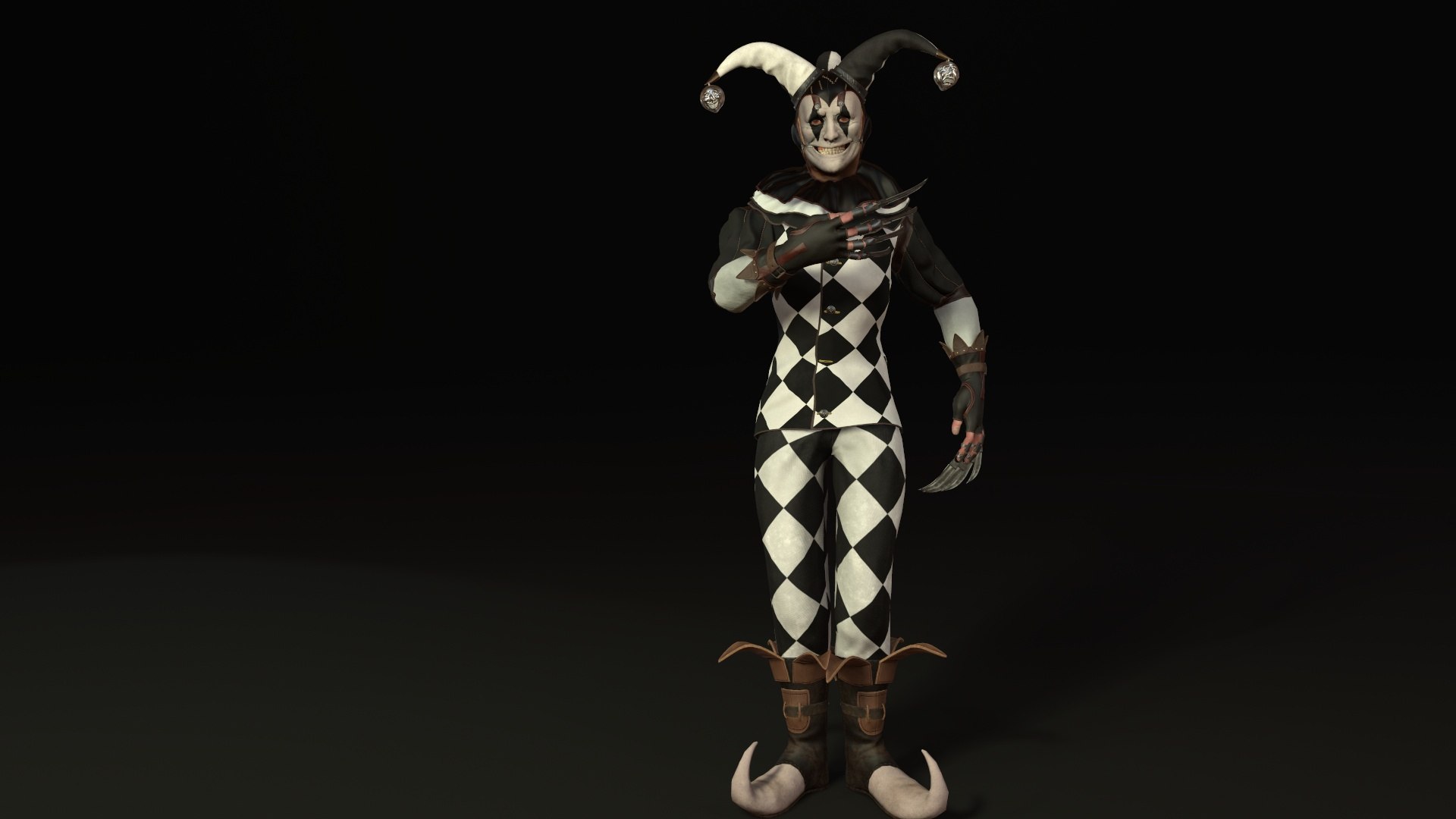 3D Model Scary Enemy Horror - TurboSquid 1628546